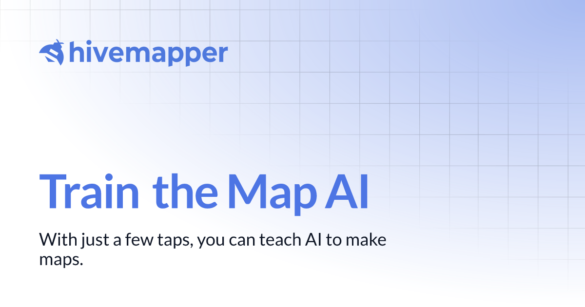 Train the Map AI | Hivemapper Docs